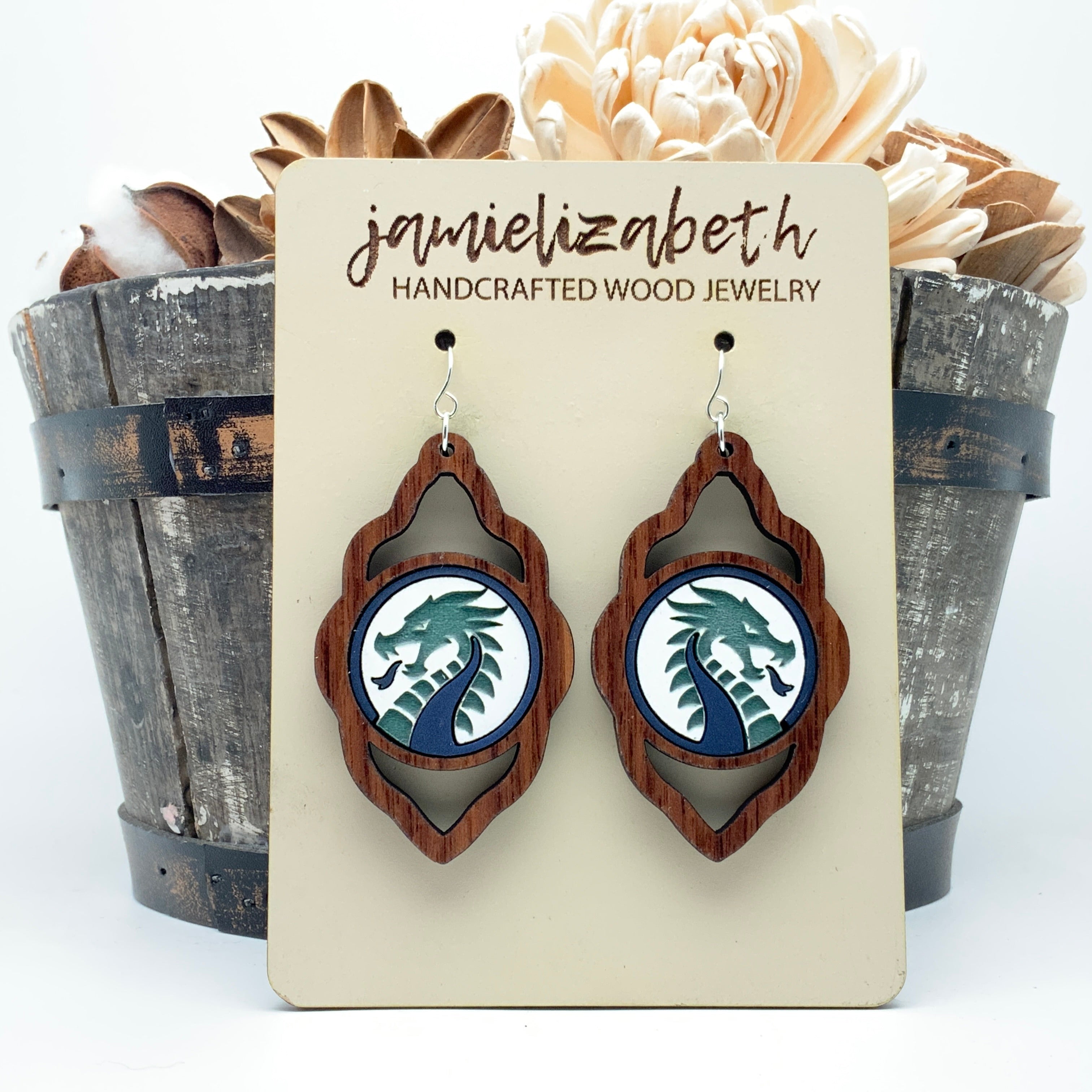 Long Creek Dragon - Earrings – Jamielizabeth