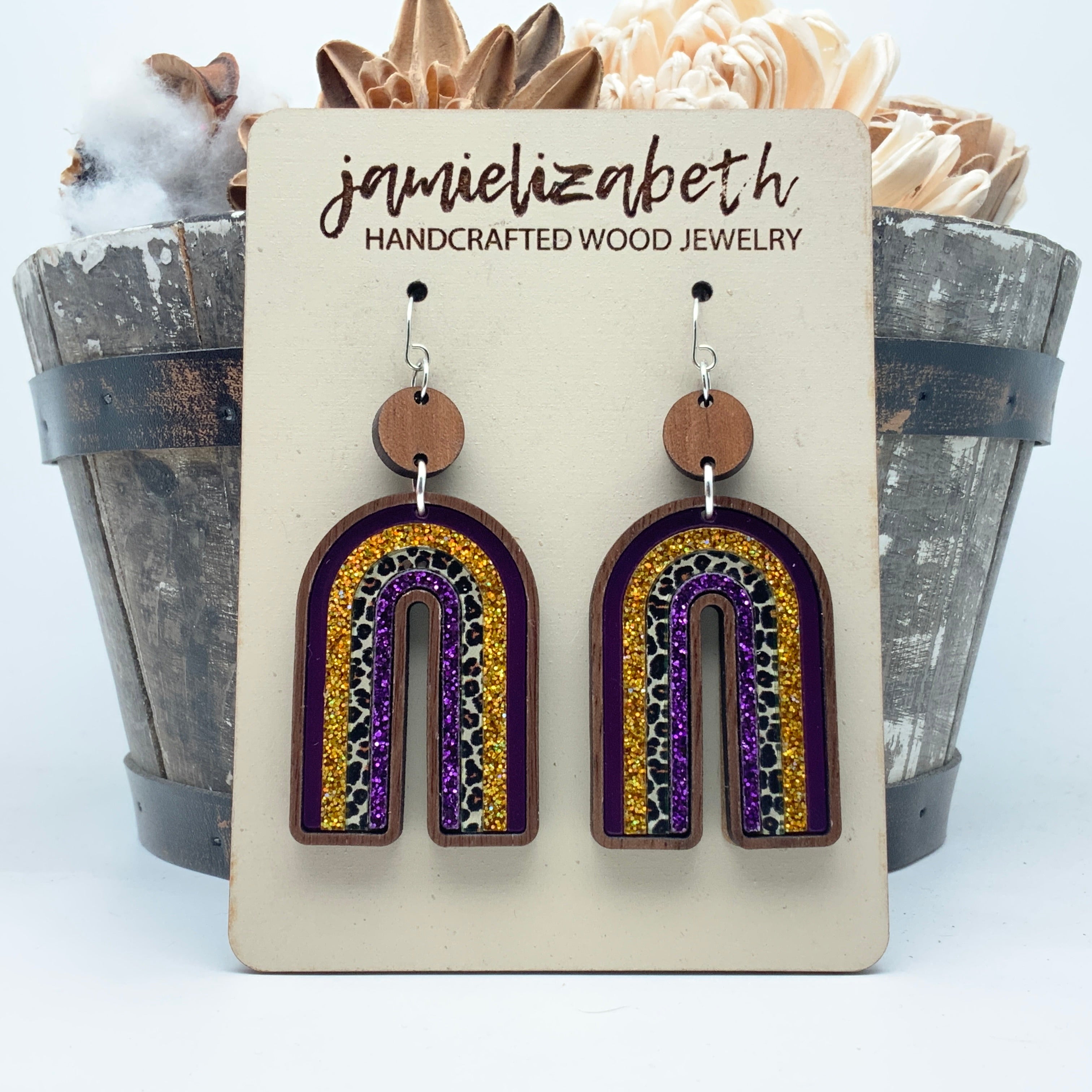Navarro Panther Rainbows - Earrings – Jamielizabeth
