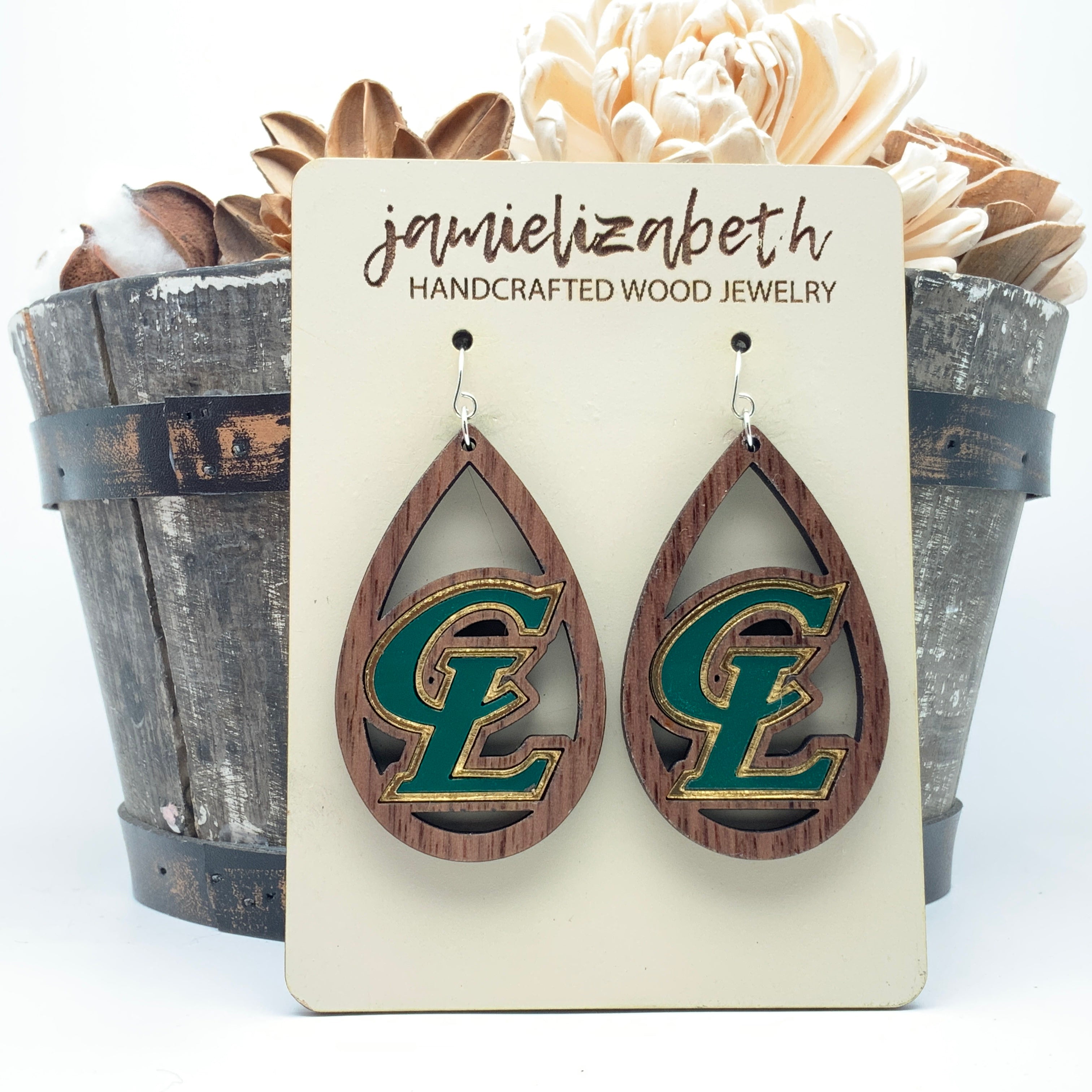 Canyon Lake “CL” - Earrings – Jamielizabeth