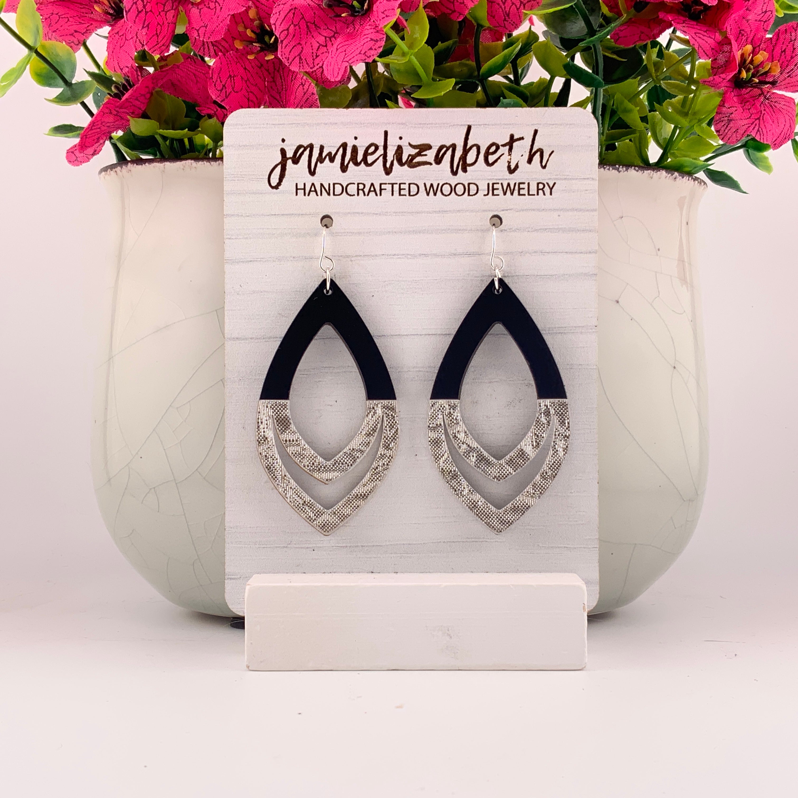 Silver Delight Dipped Arch (Black Wood) – Jamielizabeth