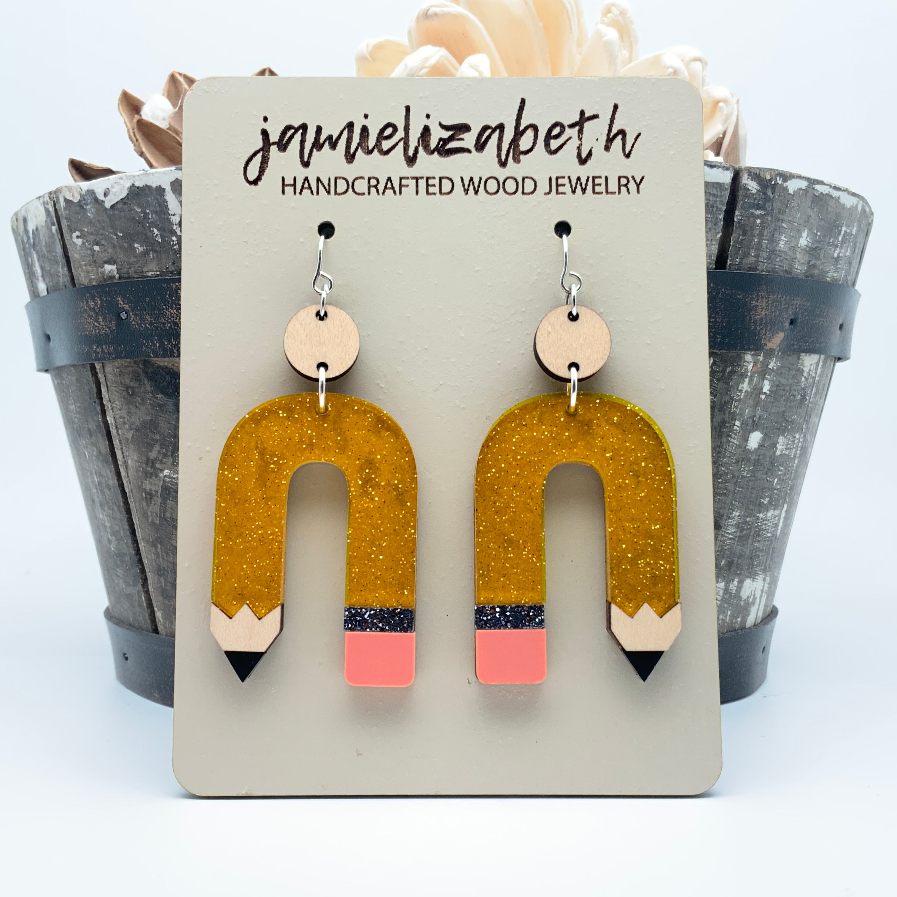 Rainbow Teacher Pencil - Earrings (Vault) – Jamielizabeth