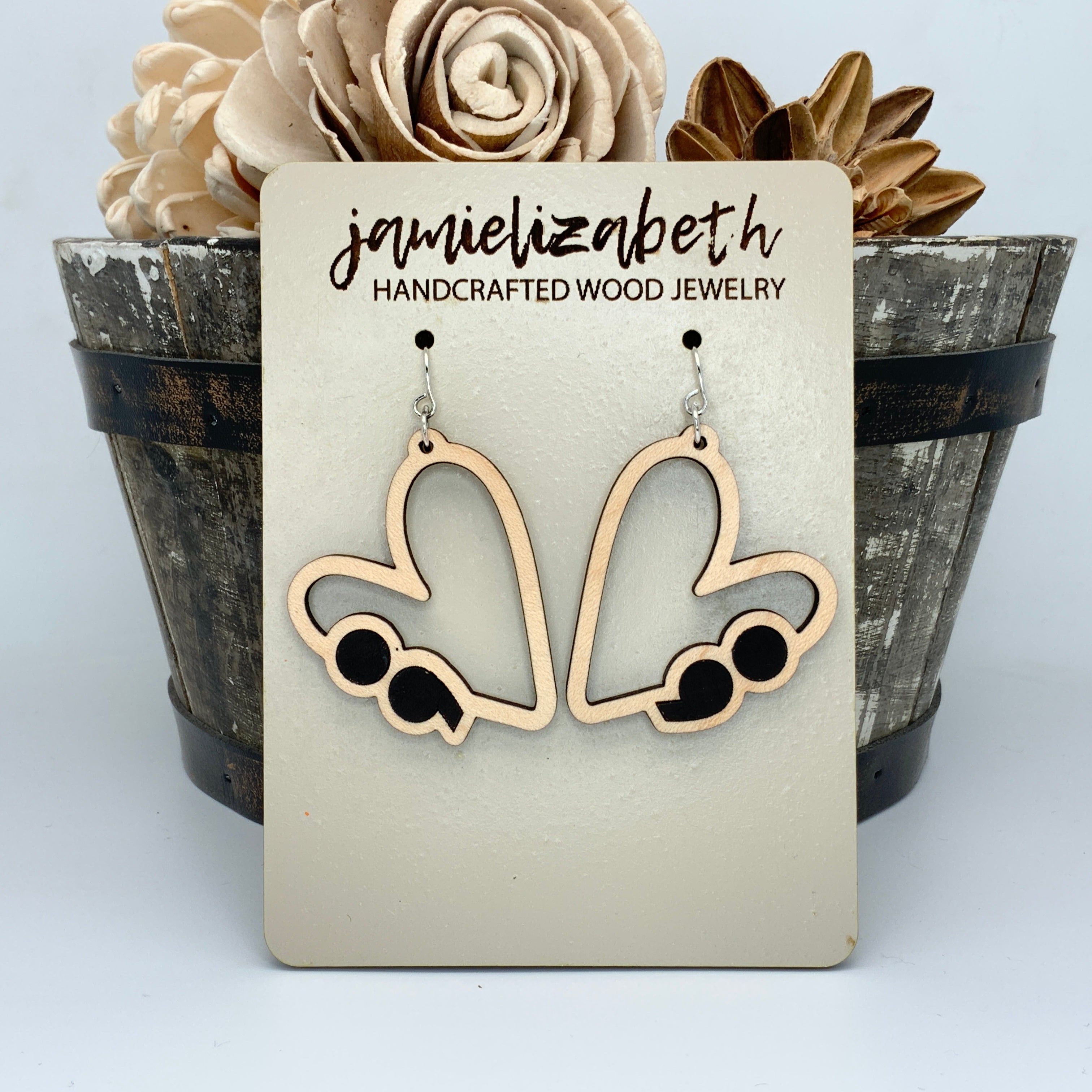 Semicolon Hearts - Cork (Mental Health Awareness) – Jamielizabeth